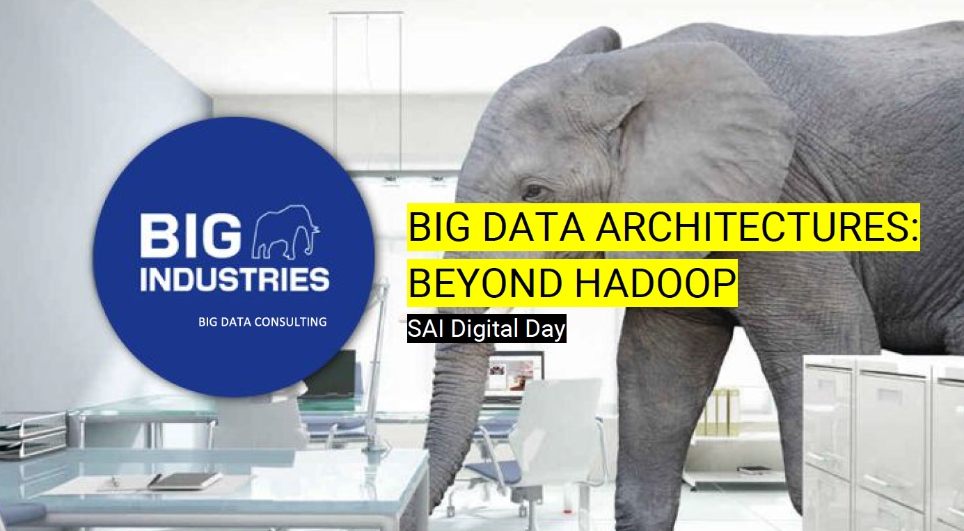 Big Data Architectures: beyond hadoop